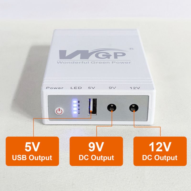 Wholesale WGP DC Mini Ups Big Capacity 20000mah Mini Ups For WiFi ...